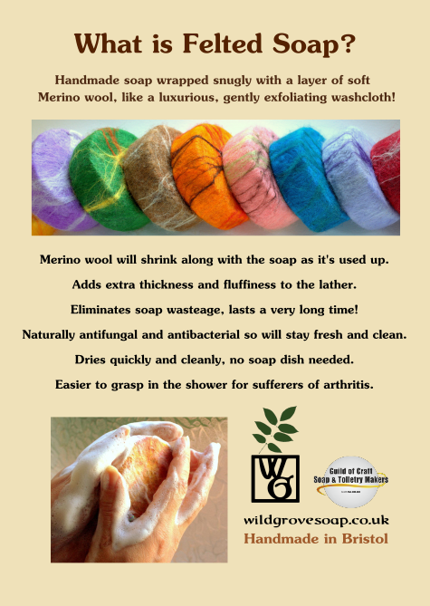 Felted Soap Leaflet – Wild Grove